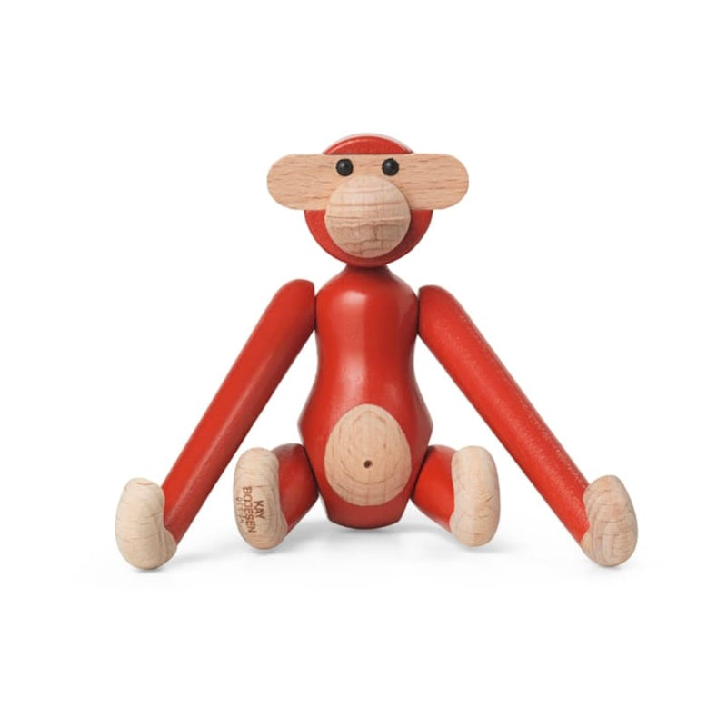 Kay Bojesen Mini Monkey / Vintage Red westandhill.co.uk – West and Hill