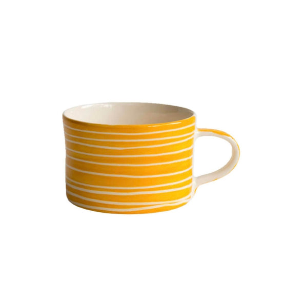 Musango Handmade - Turmeric Sgraffito Pattern Mug westandhill.co.uk ...